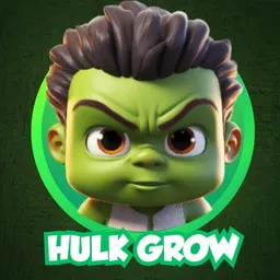 Hulk Grow (HG) coin contract is 0x7F8608DE119c62eC37d46606e61D05957C997456